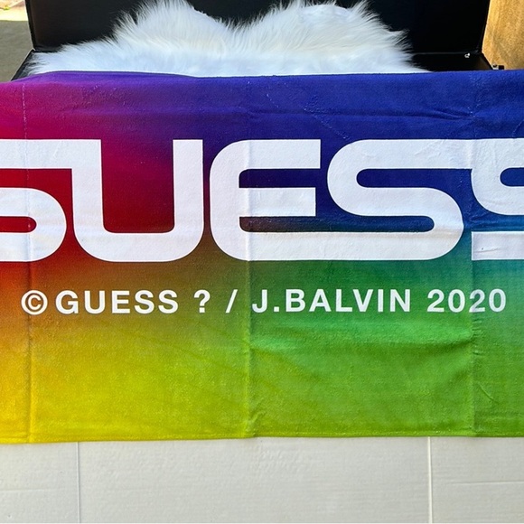 Guess | Bath | New Guess X J Balvin Ss 220 Beach Towel Multi | Poshmark